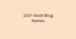 100+ Book Blog Names For Inspiration - BlogItUplife