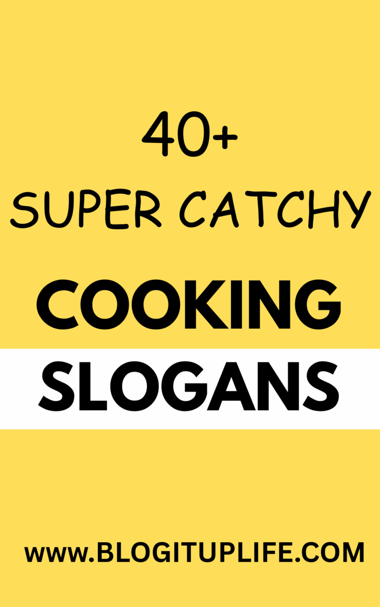 50+ Cooking Slogans - BlogItUplife