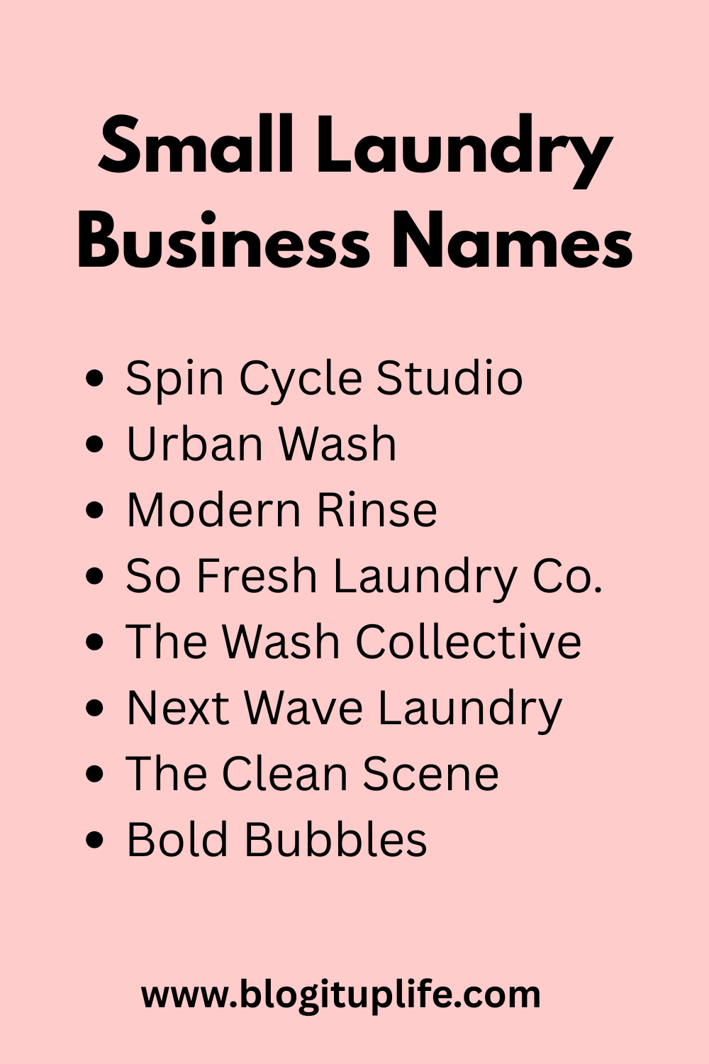 100+ Laundry Business Names - BlogItUplife