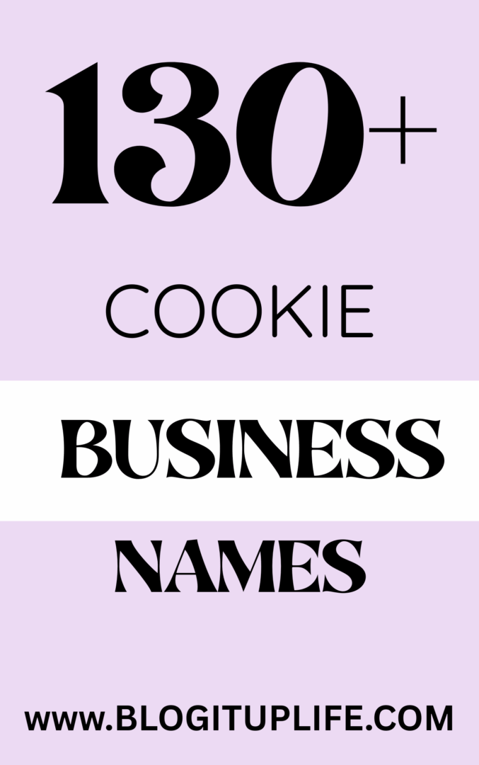 130+ Cookie Business Names - BlogItUplife