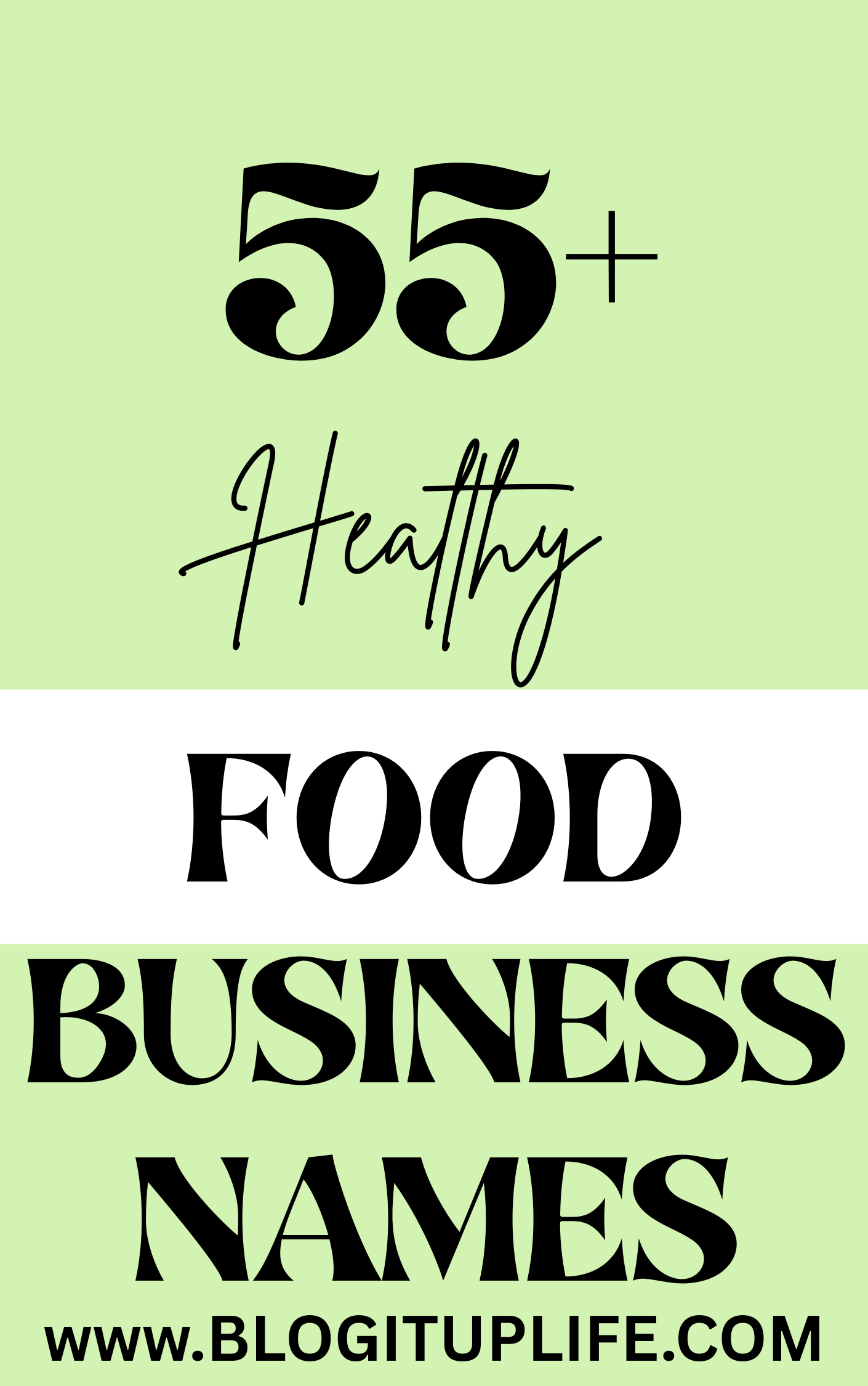 55+ Healthy Food Business Names - BlogItUplife
